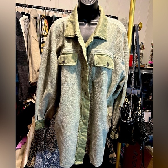 Free People | Jackets & Coats | Nwt Free People Ruby Shacket Jacket ...